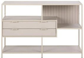 Šedá knihovna 114x78x35 cm Seaford – Actona