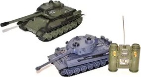WIKY Sada 2 RC tanků / RC tank / 27 MHz a 40 MHz / se zvukem a světlem