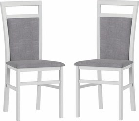 Casarredo - Komfort nábytek Dřevěná jídelní židle LUSIA 101 bílá mat, (2ks)