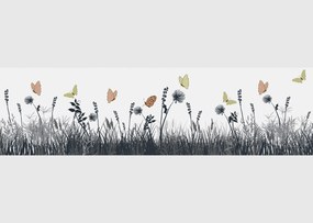 Samolepící bordura na zeď Zelená Pastvina | 5 m x 13.8 cm | DWB8273