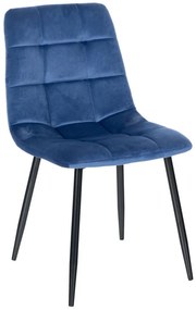 Bhm germany Jídelní židle Antibes, samet, modrá