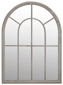 vidaXL Zrcadlo černé 70 x 30 cm železo do interiéru