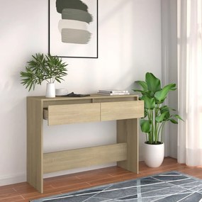 vidaXL Konzolový stolek 100 x 35 x 76,5 cm kompozitní dřevo [813036] Barva: Betonová šedá