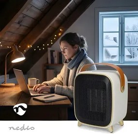 Nedis Keramický horkovzdušný ventilátor PTC / 900 / 1200 W / 2 tepelné