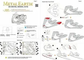 Metal Earth 3D Puzzle Batman vs. Superman: Batwing / 32 dílků / od 14