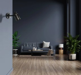 Toolight - Reflektor nástěnné svítidlo E27 APP486-1C, černá, OSW-00597
