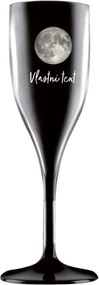 Personalizovaná nerozbitná prosecco sklenice s měsíční fází