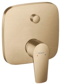 Hansgrohe Talis E, páková vanová baterie pod omítku s přepínačem pro 2 tělesa, kartáčovaný bronz, 71745140