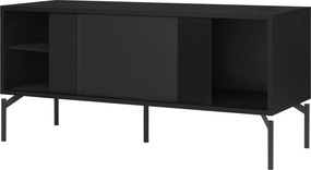 Černý TV stolek 116x55x42 cm Met Mini – noo.ma