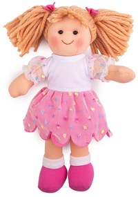 Bigjigs Toys Látková panenka Darcie 28 cm