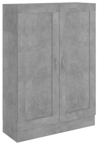 Knihovna Richy - dřevotříska - 82,5x30,5x115 cm | betonově šedá