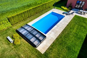 Skimmerový bazén QBIG BENEFIT 3,5 x 7 x 1,5 m- Světle modrý