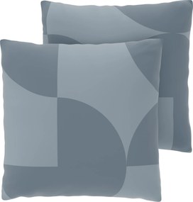 Livarno® Potah na polštář Renforcé, 50 x 60 cm, 2 kusy (antracitová)