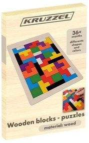 Eoshop Dřevěné puzzle/Kruzzel 22667