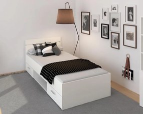Postel MICHIGAN NEW 90x200, bílá Kondela 0000338751