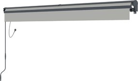 Elektrická markýza BestBerg BBSU-E350LG / 350 x 300 cm / světle šedá