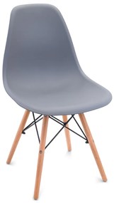 Bestent Jídelní židle 4ks šedé skandinávský styl Classic