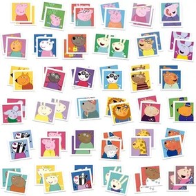 EDUCA Pexeso Prasátko Peppa v kufříku / 72 kartiček / 36 dvojic