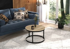 ADRK Furniture Konferenční stolek RINEN CT-RNN-B-S