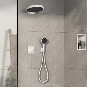 Hansgrohe ShowerSelect Comfort E, termostat pod omítku pro 2 spotřebiče, bílá matná, HAN-15572700