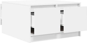 Konferenční stolek se zásuvkami bílý 70,5x70x40 cm 3328408
