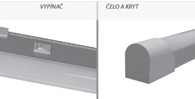 LED svítidlo MODUS SOL2000M4KO/ND 120cm 4000K neutrální bílá IP20