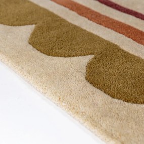Ručně tkaný vlněný koberec v přírodní barvě 160x230 cm Lois – Flair Rugs