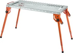 Svařovací stůl 111,8 × 53,3 cm 226,8 kg skládací pracovní stůl s nastavitelnou