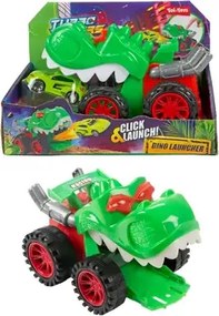 TEDDIES Vystřelovací auto Dinosaurus 18 cm / Na volný chod / Plast / 2