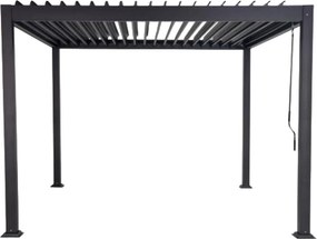 Bioklimatická pergola, antracit, 3x3 m, ZIA