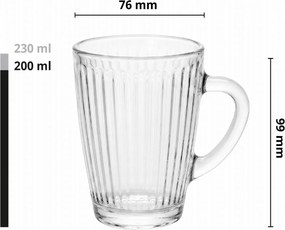 Lav hrnky Hestia 250 ml 6 ks