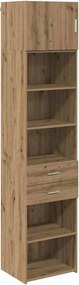 Vysoký bufet Artisanový dub 50 x 42,5 x 225 cm Kompozitní dřevo 3402816
