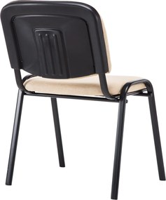 Konferenční židle Ken V2 látka – krémová