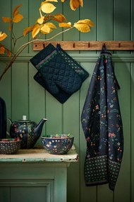 Pip Studio Berry Blues sada 2 ks bavlněných utěrek, tmavě modrá (Stylové bavlněné utěrky)