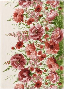 Bellatex Kuchyňská utěrka 1 ks Růžová,Zelená 50x70 cm
