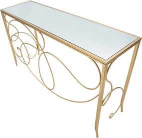 Designová konzole Jeaselle 140 cm zlatá