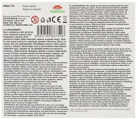 Teddies Sada nářadí plast s aku vrtačkou 16x17cm na baterie se zvukem v plastovém boxu 26x25x9cm