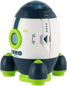 Raketoplán s kosmonautem na setrvačník 2v1 / Hračka / otočení 360° / 2