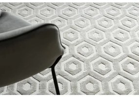 koberec SANTO SISAL 58380 šestiúhelník béžový velikost 140x190 cm | krásné koberce cz