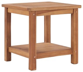 Konferenční stolek 45 x 45 x 45 cm masivní teakové dřevo