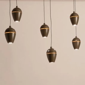 Závěsné stmívatelné LED svítidlo Cosmo Brown 6