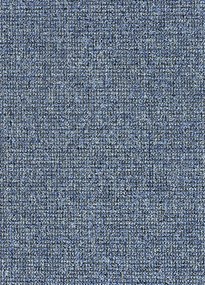 Koberce Breno Metrážový koberec DURBAN 77, šíře role 500 cm, Modrá