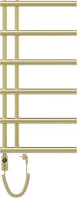 Mexen Jukon, elektrické topné těleso 988 x 500 mm, 600 W, zlatá lesklá, W116-0988-500-2600-50