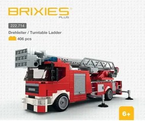 BRIXIES Plus 222.714 Hasičský vůz s otočným žebříkem