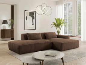 XXXLutz ROHOVÁ SEDAČKA, kompozitní dřevo, textil, plast, hnědá MID.YOU - Sedací soupravy - 000694009619