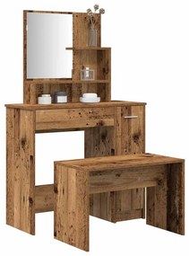 Set toaletního stolku staré dřevo kompozitní dřevo 3329191
