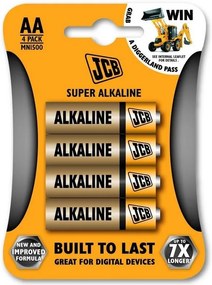 Baterie AA/LR6 JCB SUPER ALKALINE 4ks (blistr)