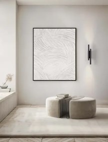 LED černá svítilna na zeď Paron 15W