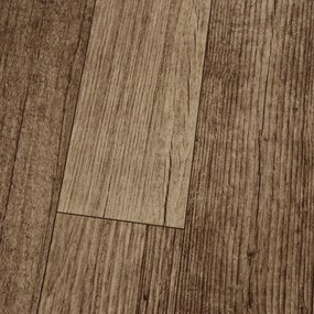 Multi-decor, PVC podlaha - lino AladinTex Start 0201 dub tmavý, na míru, šíře 2m, hnědá, bez podkladu, dětský pokoj