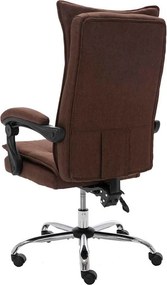 Kancelářská židle hnědá textil 20365